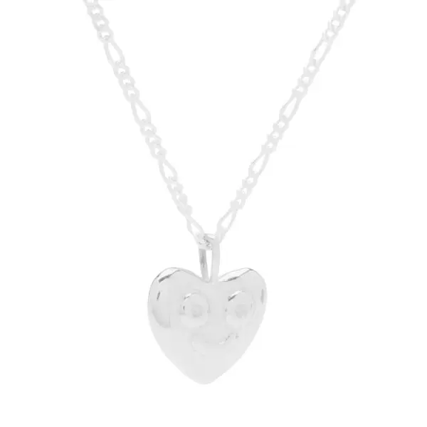 ALEC DOHERTY Bitter Sweet Heart Pendant Necklace - Silver