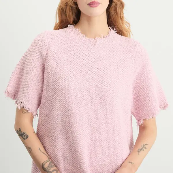 JIL SANDER Textured T-shirt Dress