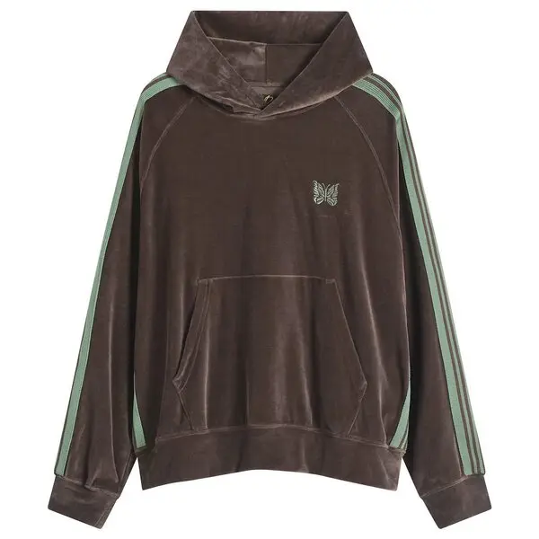 Needles Track Hoodie - Brown