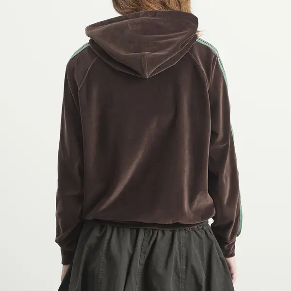 Needles Track Hoodie - Brown