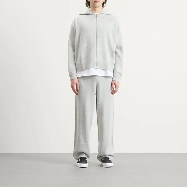 MKI MIYUKI ZOKU Mohair Blend Knit Wide Leg Joggers