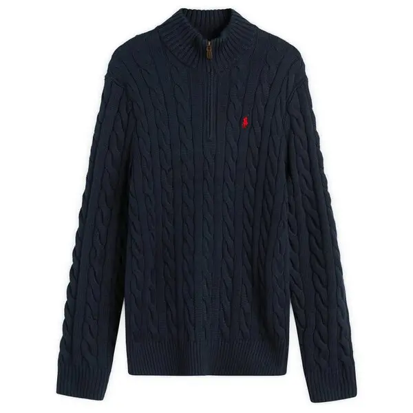 Polo Ralph Lauren Cable Knit Half Zip Jumper