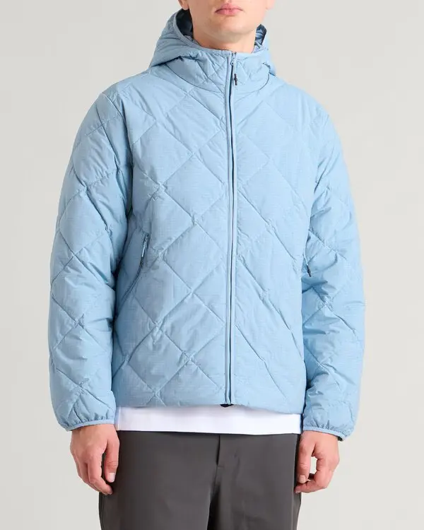 HIKING PATROL Base Grid Lt Down Hooded Jacket