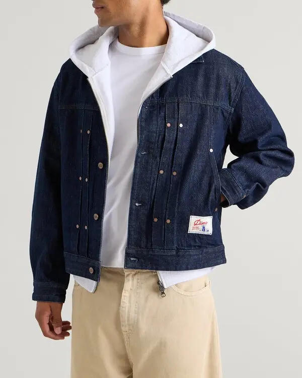 DIME Pleated Denim Jacket