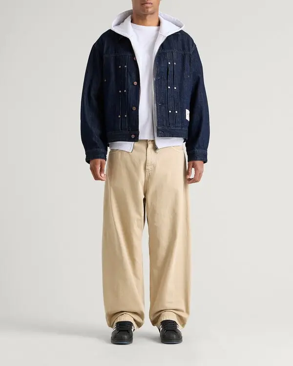 DIME Pleated Denim Jacket