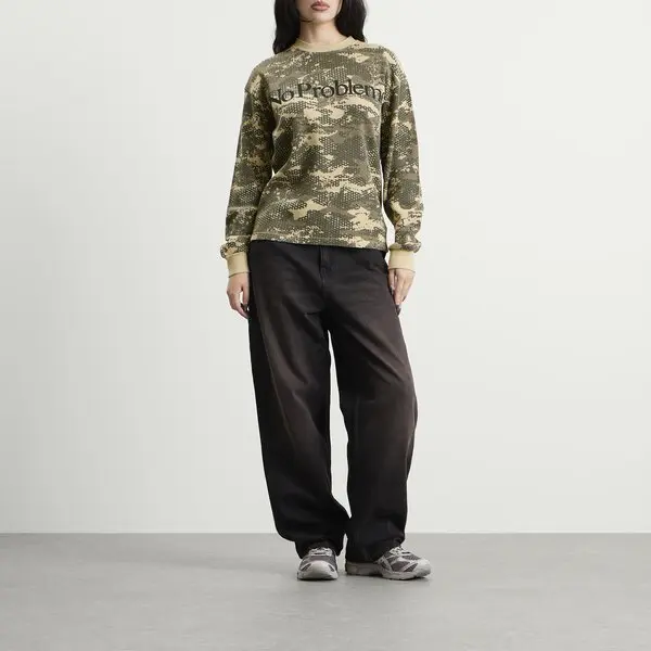 NO PROBLEMO Forest Waffle Ls T-shirt