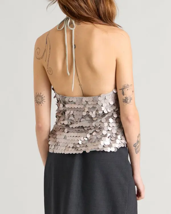 HOSBJERG Delilah Sequin Top