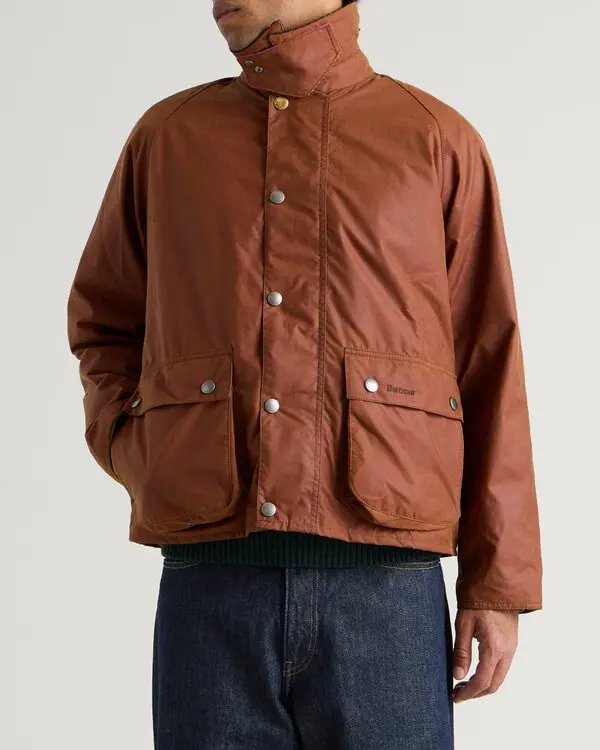 Barbour X Paul Smith Key Transport Wax Jacket