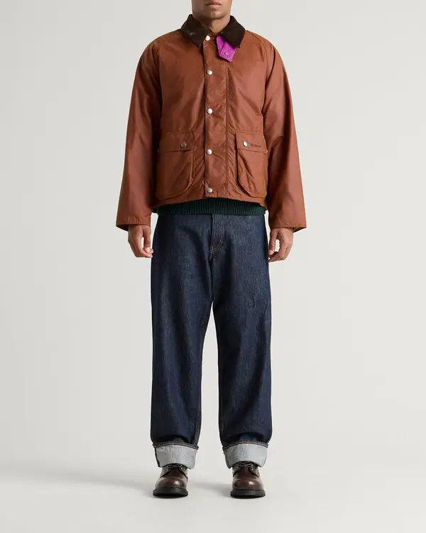 Barbour X Paul Smith Key Transport Wax Jacket