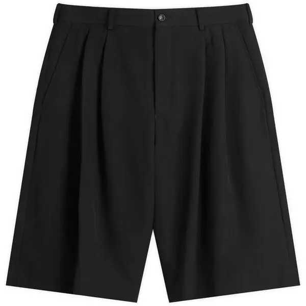Comme Des Garçons Wool Shorts - Black