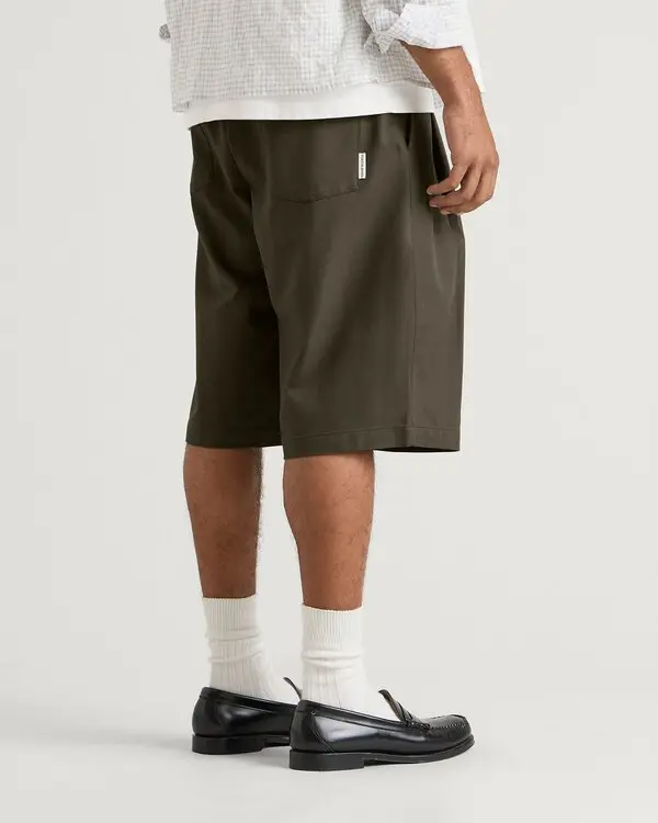 PORTER JAMES Double Pleated Shorts