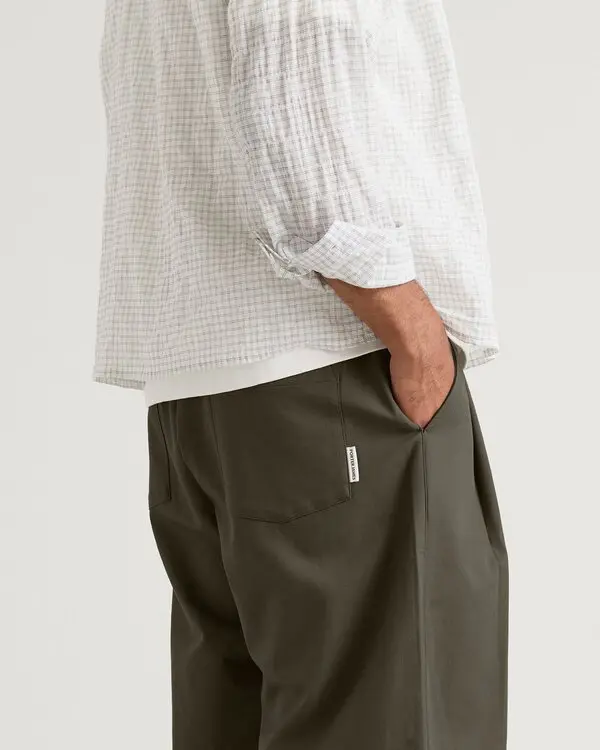 PORTER JAMES Double Pleated Shorts