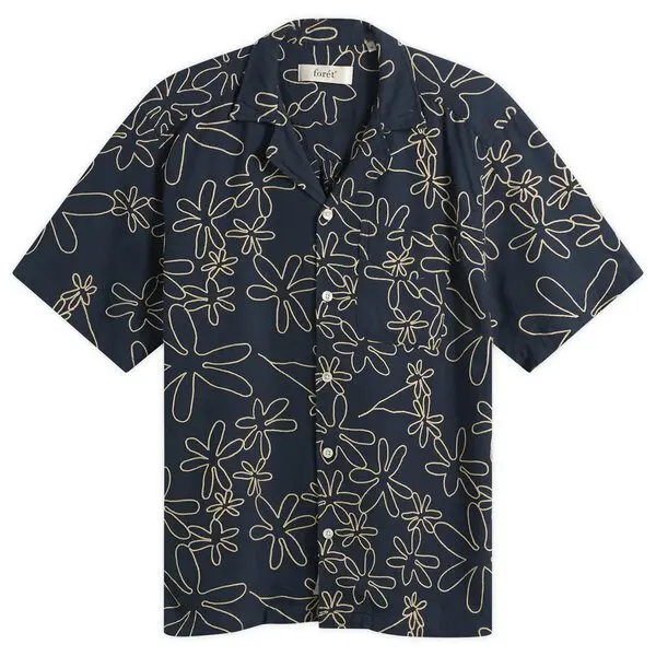 FORET Peer Embroidery Regular Fit Ss Shirt