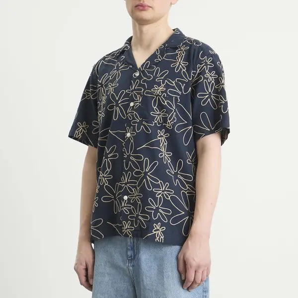 FORET Peer Embroidery Regular Fit Ss Shirt