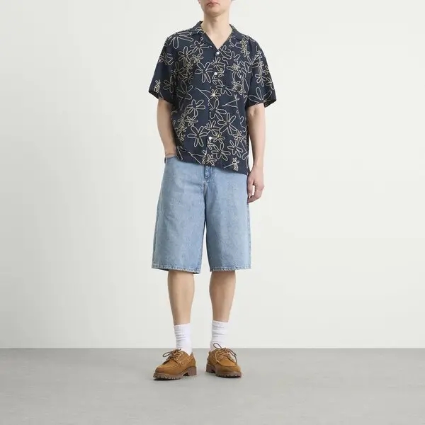 FORET Peer Embroidery Regular Fit Ss Shirt