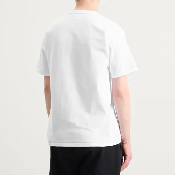 A BATHING APE 1st Camo College T-shirt - White/green