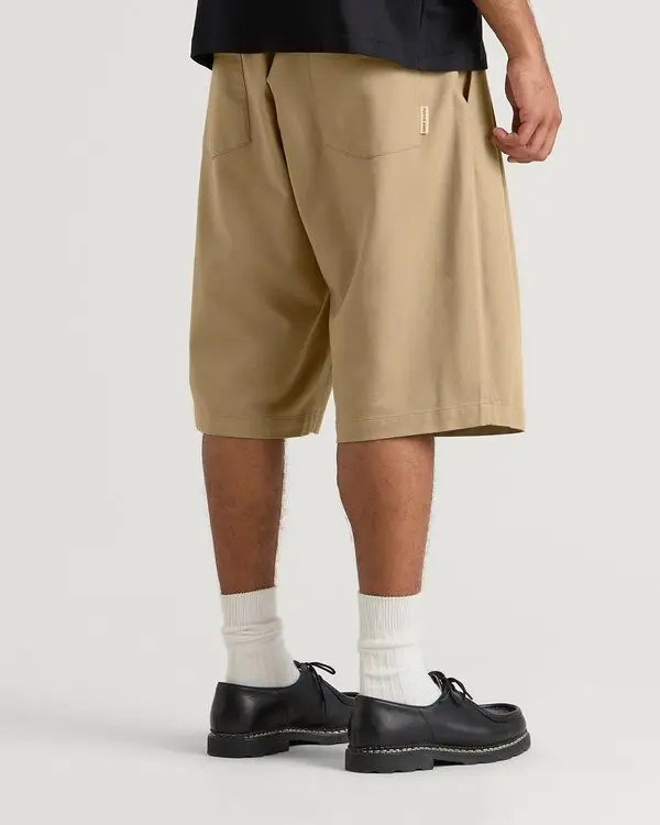 PORTER JAMES Double Pleated Shorts