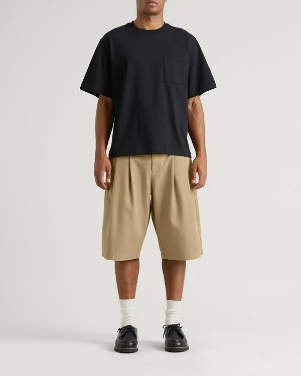 PORTER JAMES Double Pleated Shorts