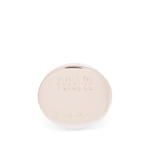 MAISON MARGIELA Round Logo Ring - Silver