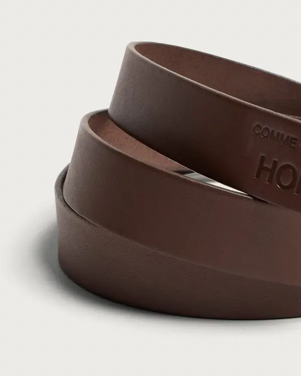 Comme Des Garçons Steer Oil Leather Belt