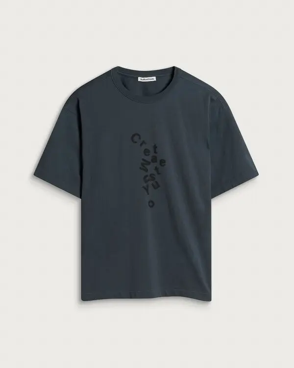 You Must Create Triple Scrambled Print T-shirt