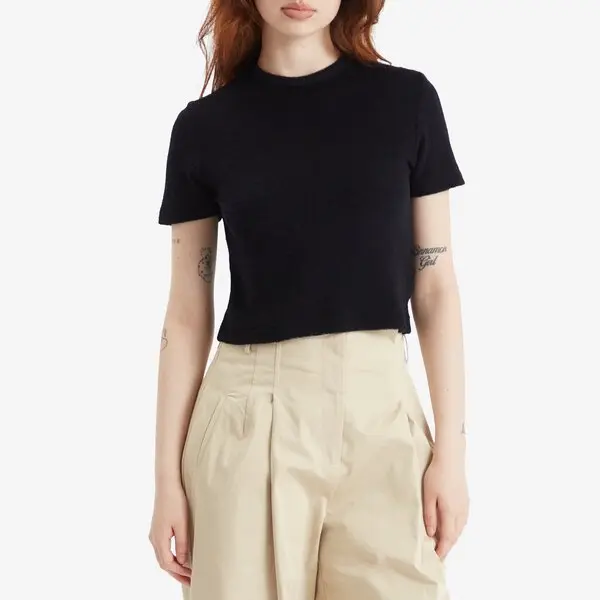 Auralee Washable Wool Pile T-shirt