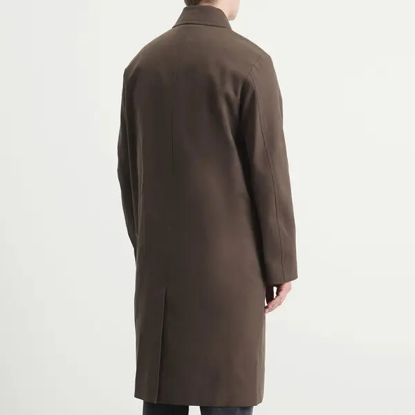 Dries Van Noten Water Repellent Double Faced Cotton Coat Jacket