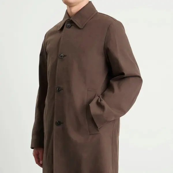 Dries Van Noten Water Repellent Double Faced Cotton Coat Jacket