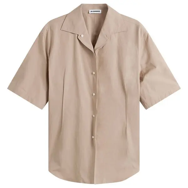 JIL SANDER Shorts Sleeve Boxy Fit Shirt