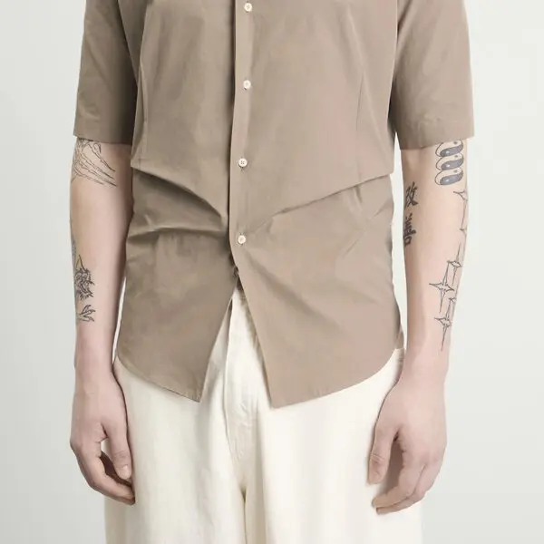 JIL SANDER Shorts Sleeve Boxy Fit Shirt