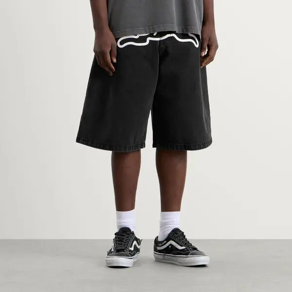 ICECREAM Running Dog Triple Scoop Denim Shorts