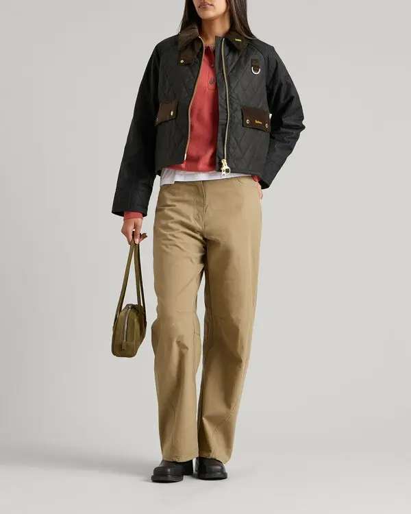 Barbour Reimagined Icons Quilted Spey Wax Jacket