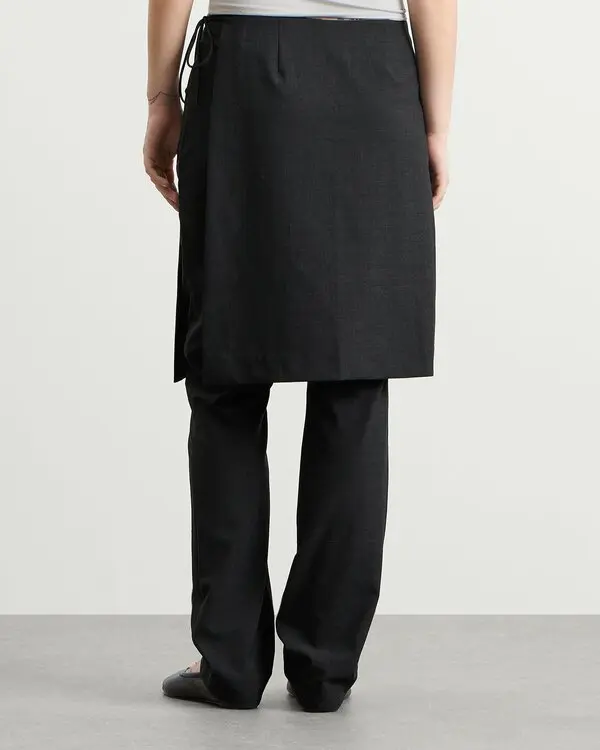 ST. AGNI Wool Sarong Pants