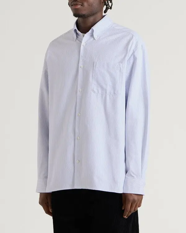 A.p.c. Mateo Pinstripe Oxford Shirt