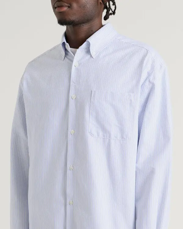 A.p.c. Mateo Pinstripe Oxford Shirt
