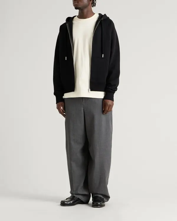 AMI Paris Adc Loopback Zip Hoodie
