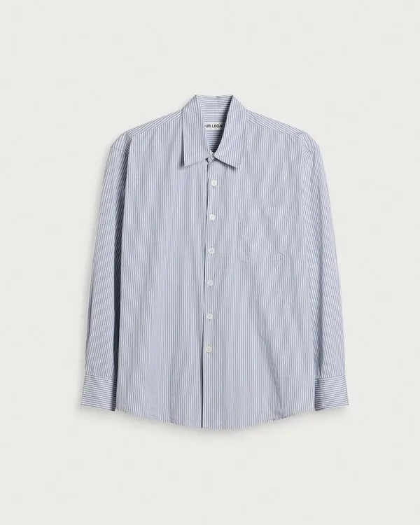 Our Legacy Faubourg Super Poplin Above Shirt - Stripe