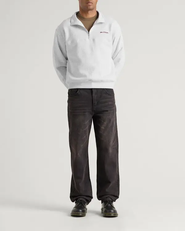 BUTTER GOODS Panel 1/4 Zip Sweatshirt