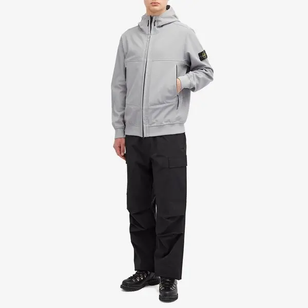 Stone Island Soft Shell-r Hooded Jacket