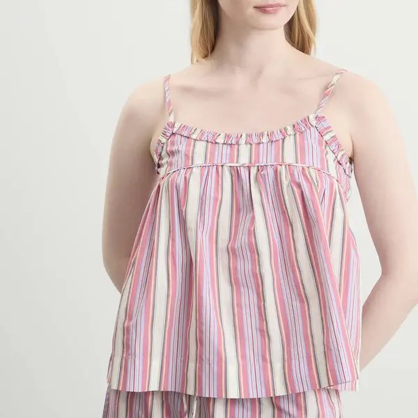 DAMSON MADDER Mafalda Ruffle Neck Top