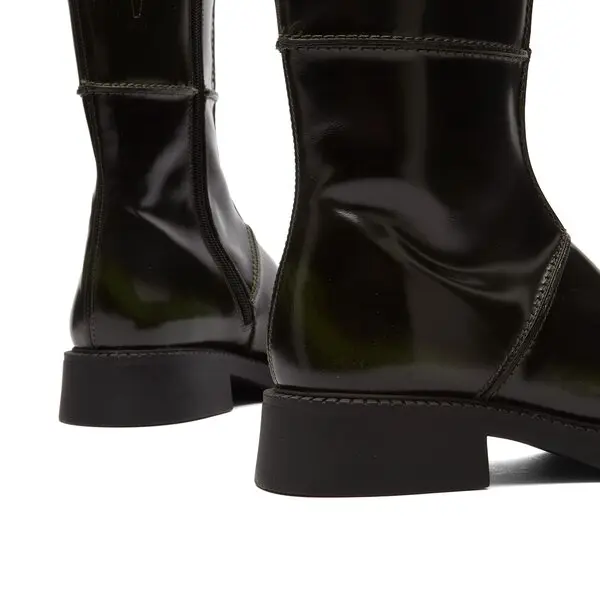 MIISTA Dahlia Khaki Black Ankle Boots