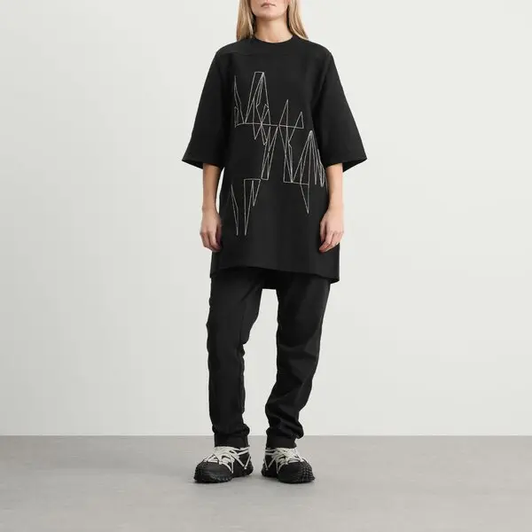 Rick Owens X Moncler Jumbo Shorts Sleeve T-shirt