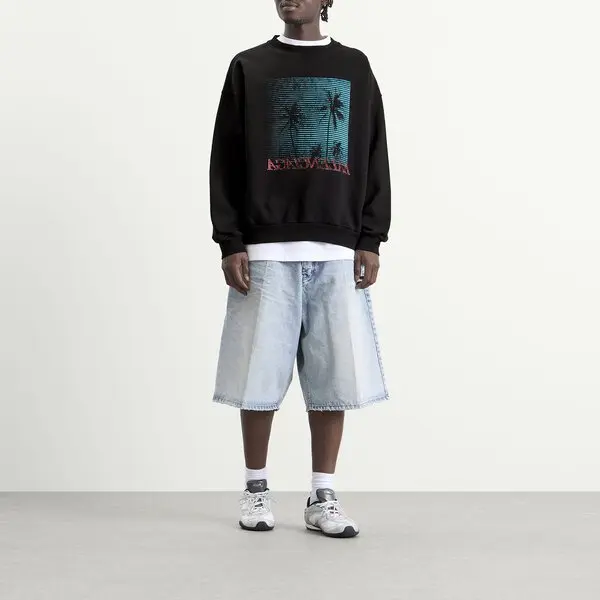 Balenciaga Vintage Medium Fit Crewneck Sweatshirt