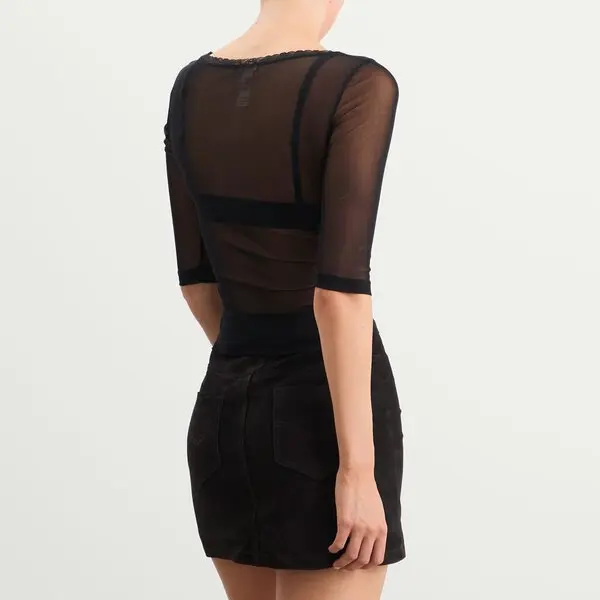FRUITY BOOTY Mesh 3/4 Sleeve Top