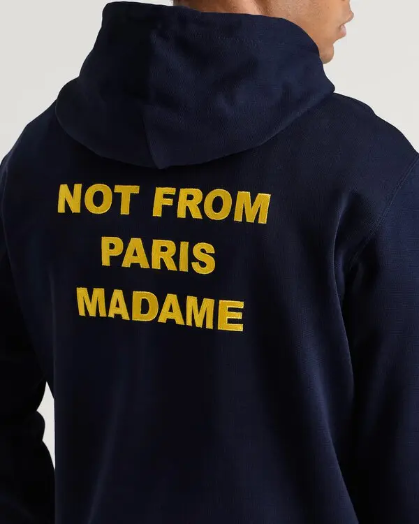 Drole De Monsieur Bold Slogan Hoodie