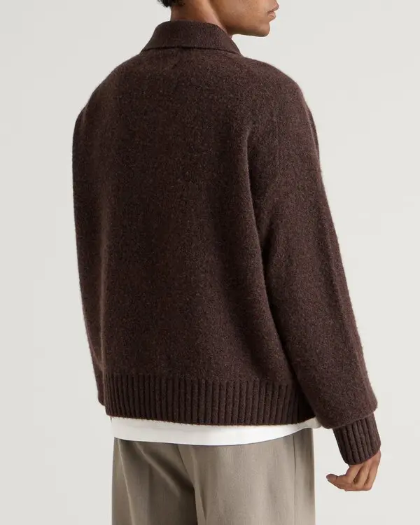 DANIEL SIMMONS Long Sleeve Knit Polo