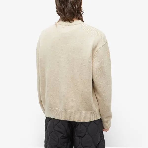MKI MIYUKI ZOKU Mohair Blend Crew Knit Sweatshirt