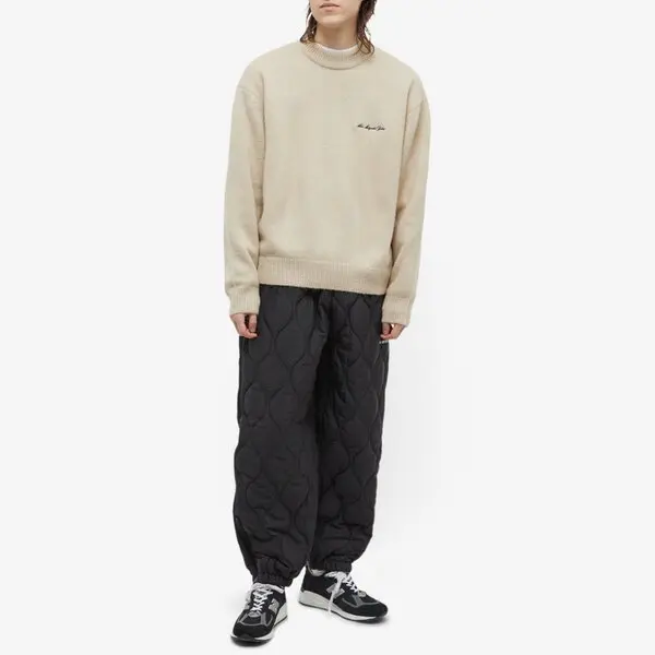 MKI MIYUKI ZOKU Mohair Blend Crew Knit Sweatshirt