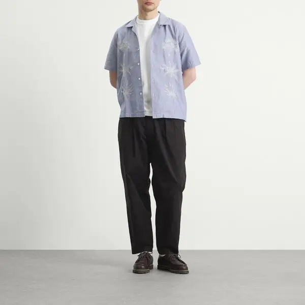 Universal Works Oxford Shirting Road Trip Shirt