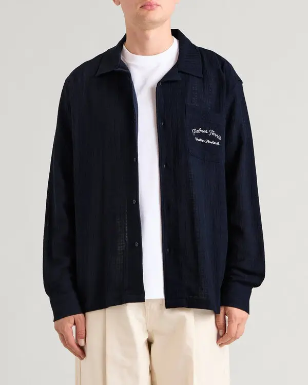 PALMES Western Camp Collar Shirt